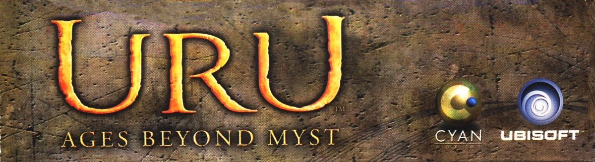 Uru: Ages Beyond Myst cover or packaging material - MobyGames