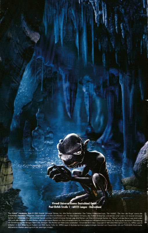 The Hobbit cover or packaging material - MobyGames