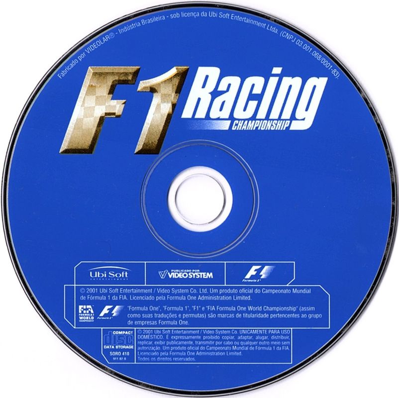 F1 Racing Championship cover or packaging material - MobyGames
