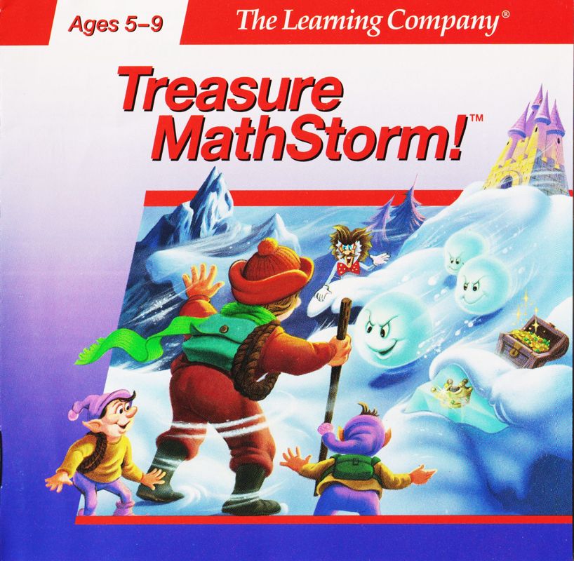 Treasure MathStorm! cover or packaging material - MobyGames