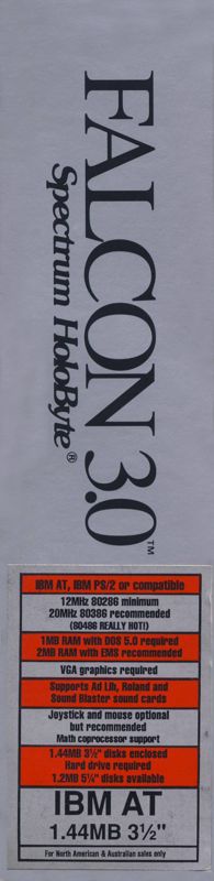 Falcon 3.0 cover or packaging material - MobyGames