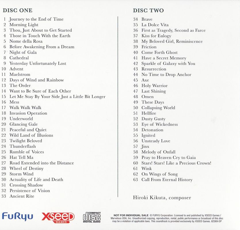 Trinity Trigger (Day One Edition) cover or packaging material - MobyGames