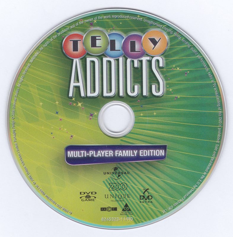 Telly Addicts: Multi-Player Family Edition cover or packaging material ...