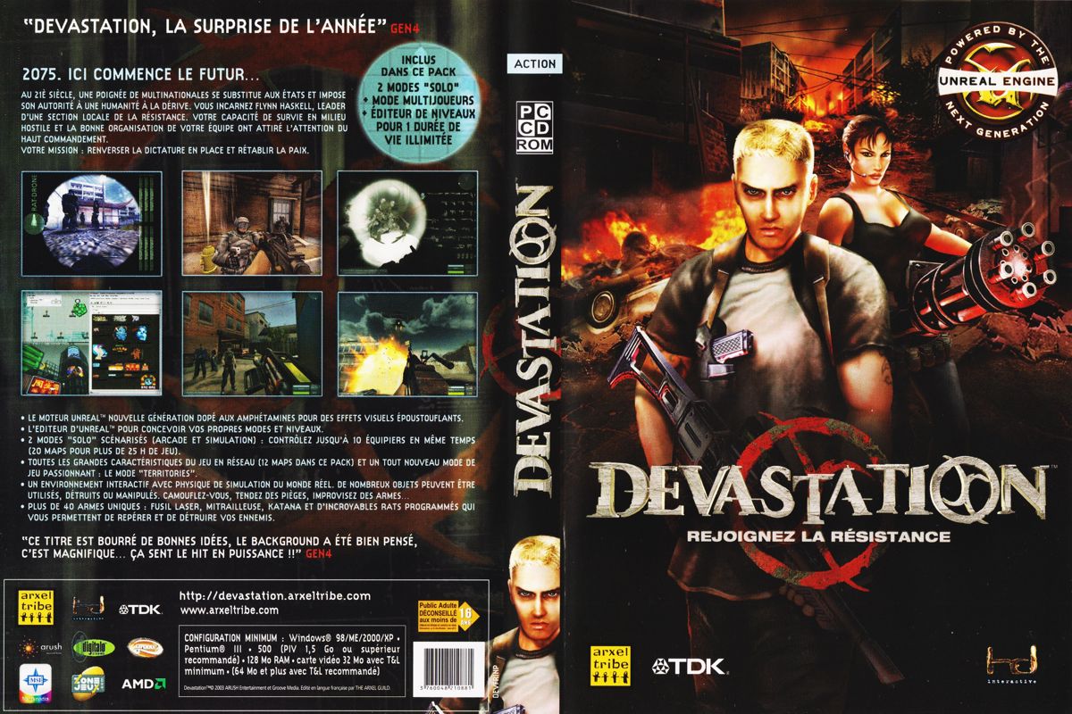 Devastation cover or packaging material - MobyGames