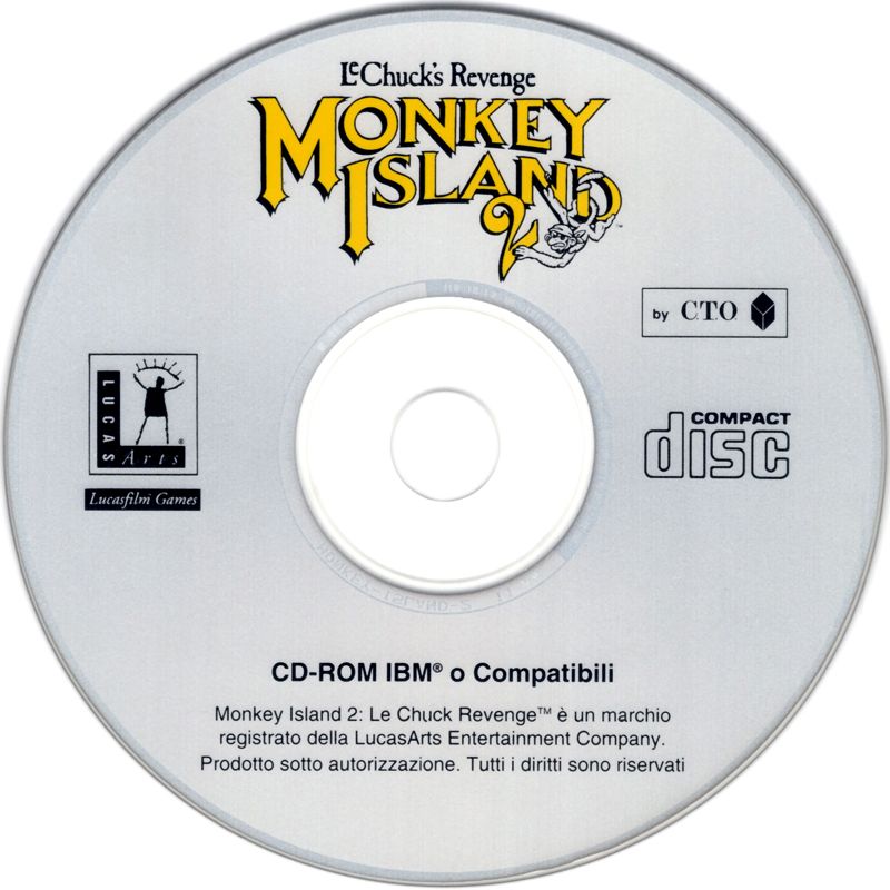 Monkey Island 2: LeChuck's Revenge cover or packaging material - MobyGames