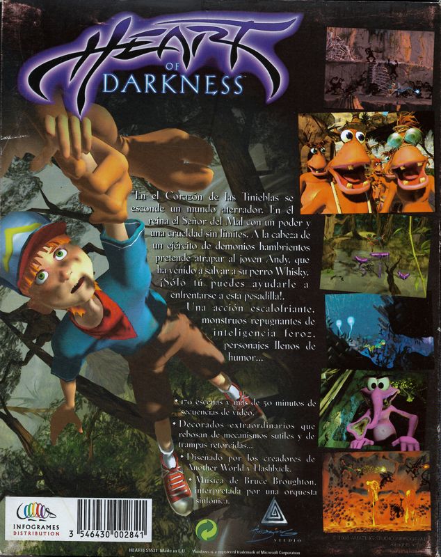 Heart of Darkness cover or packaging material - MobyGames