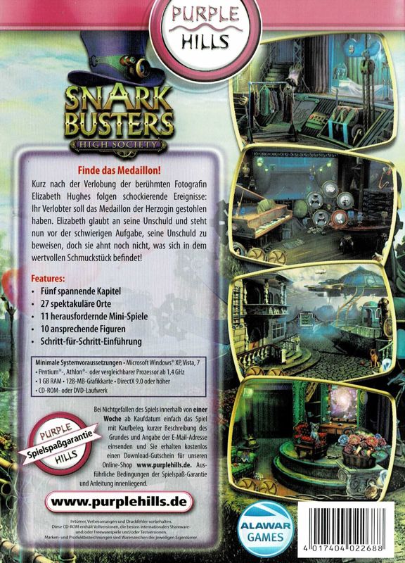 Snark Busters: High Society cover or packaging material - MobyGames