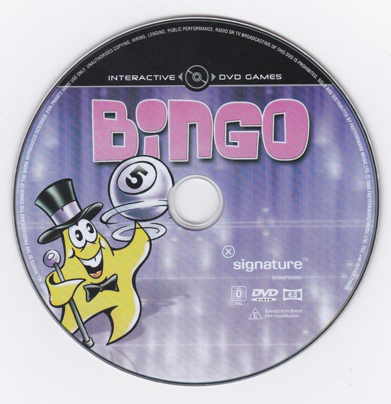 Bingo cover or packaging material - MobyGames