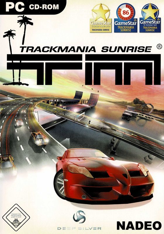 TrackMania Sunrise cover or packaging material - MobyGames