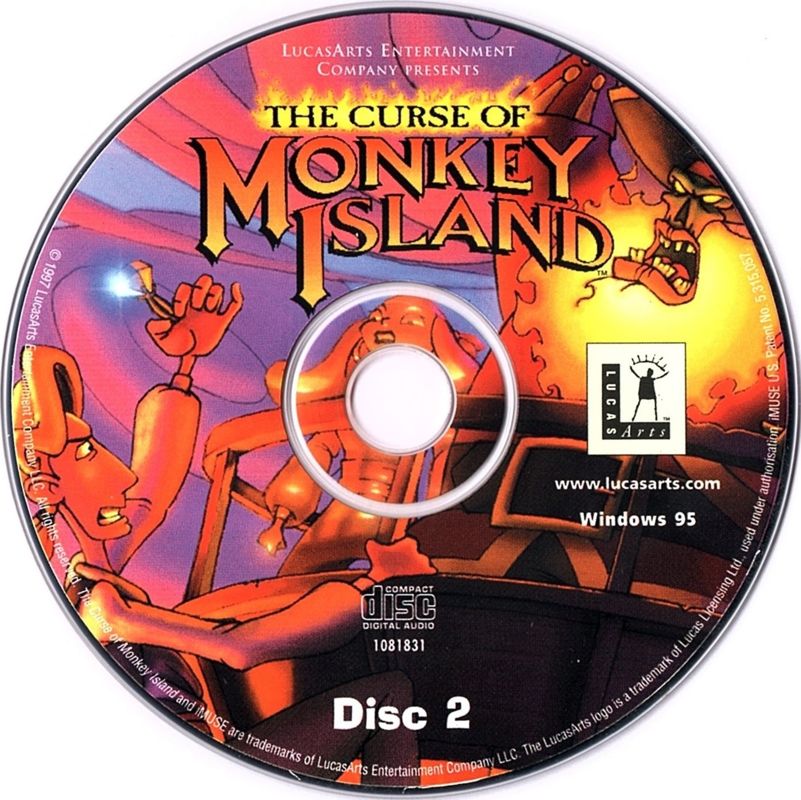 The Curse of Monkey Island cover or packaging material - MobyGames