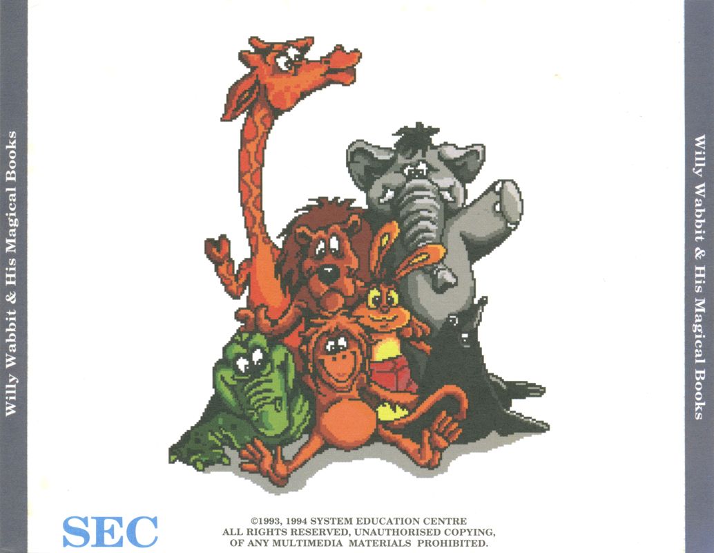 Willy Wabbit & His Magical Books cover or packaging material - MobyGames