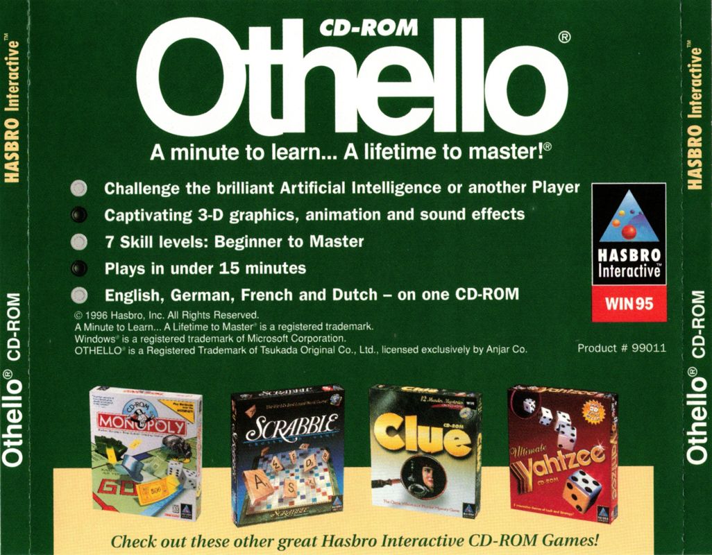 Othello cover or packaging material - MobyGames