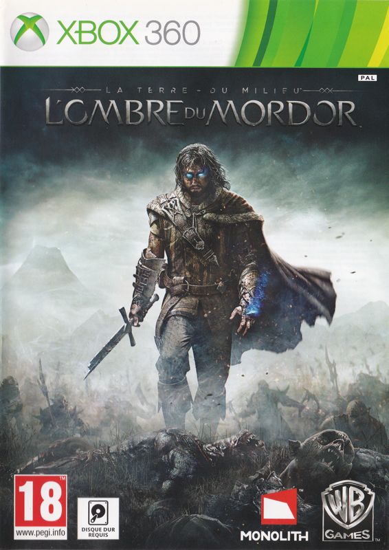 Middle-earth: Shadow of Mordor cover or packaging material - MobyGames