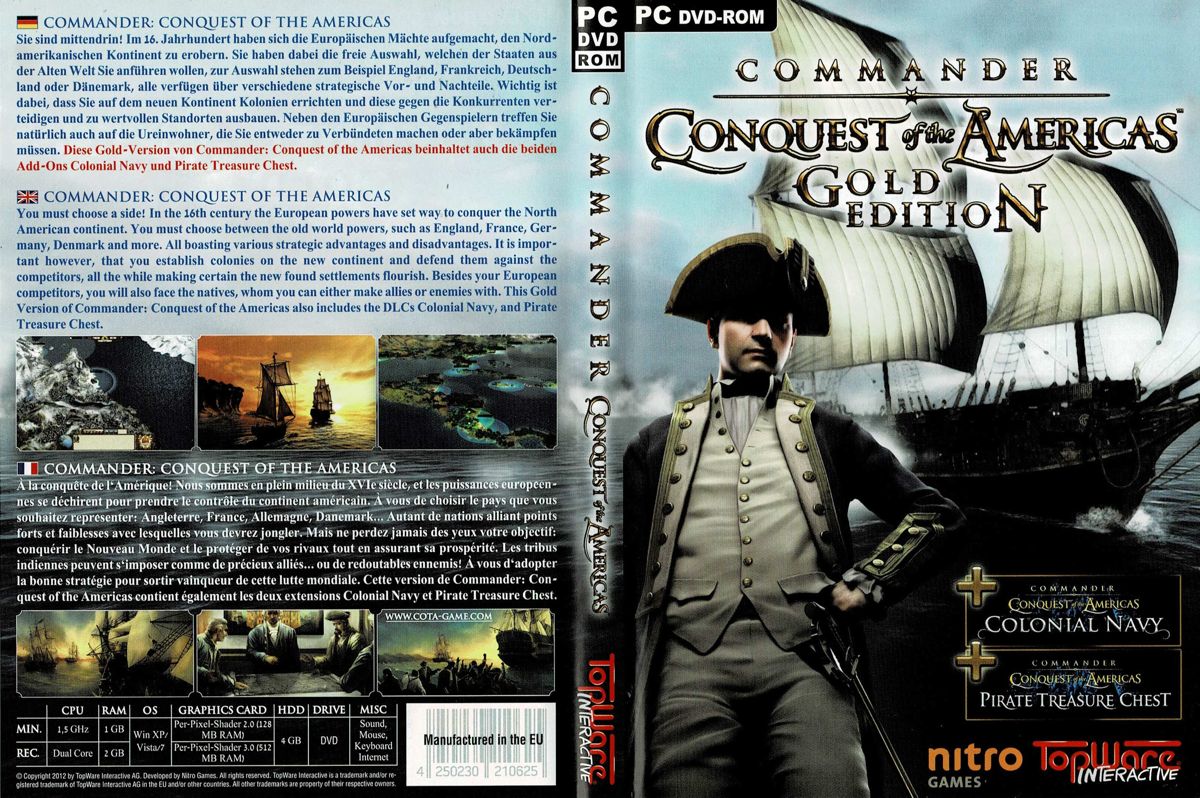 Commander: Conquest of the Americas - Complete Pack cover or packaging ...