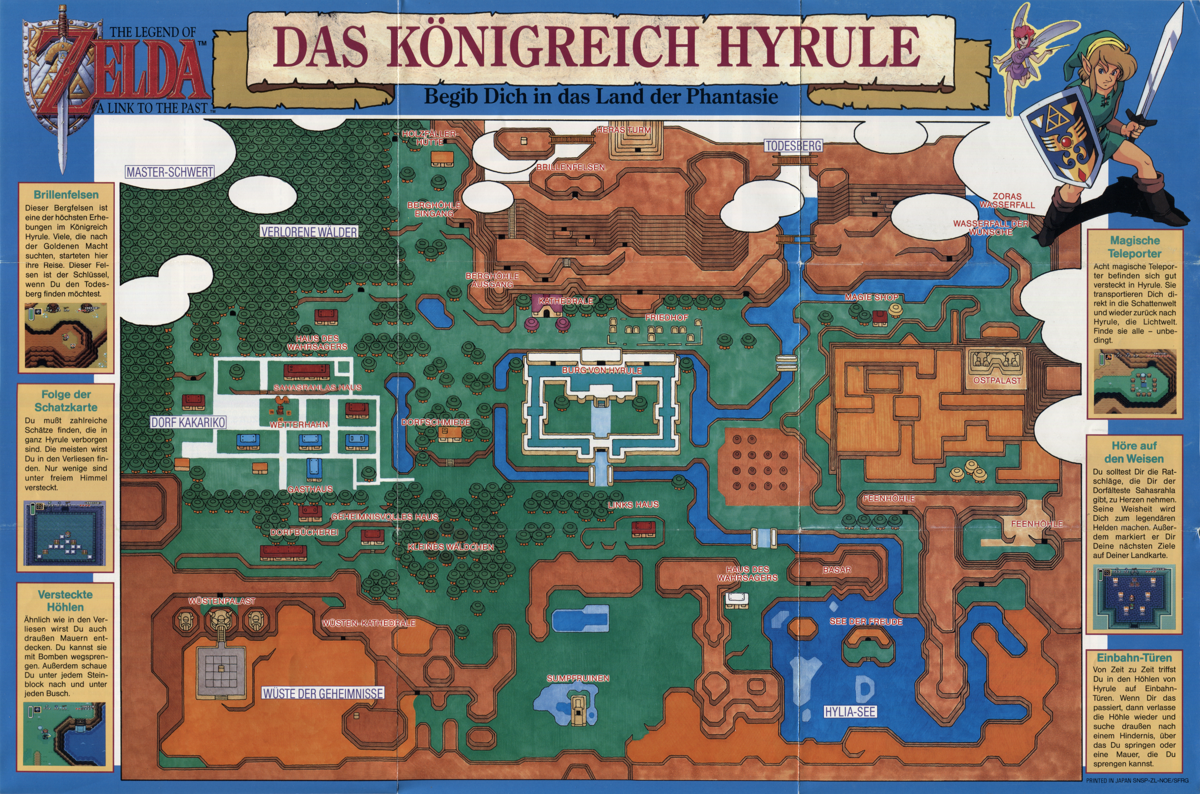 The Legend of Zelda: A Link to the Past cover or packaging material ...