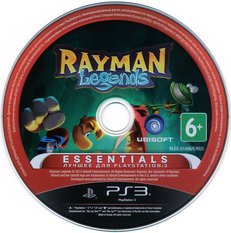 Rayman Legends cover or packaging material - MobyGames