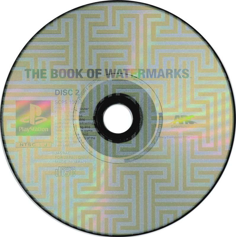 The Book of Watermarks cover or packaging material - MobyGames