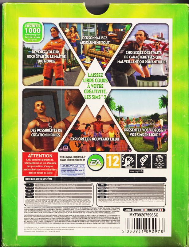 The Sims 3 (Commemorative Edition) cover or packaging material - MobyGames