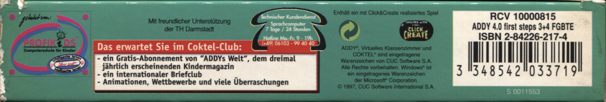 Coktel English First Steps cover or packaging material - MobyGames