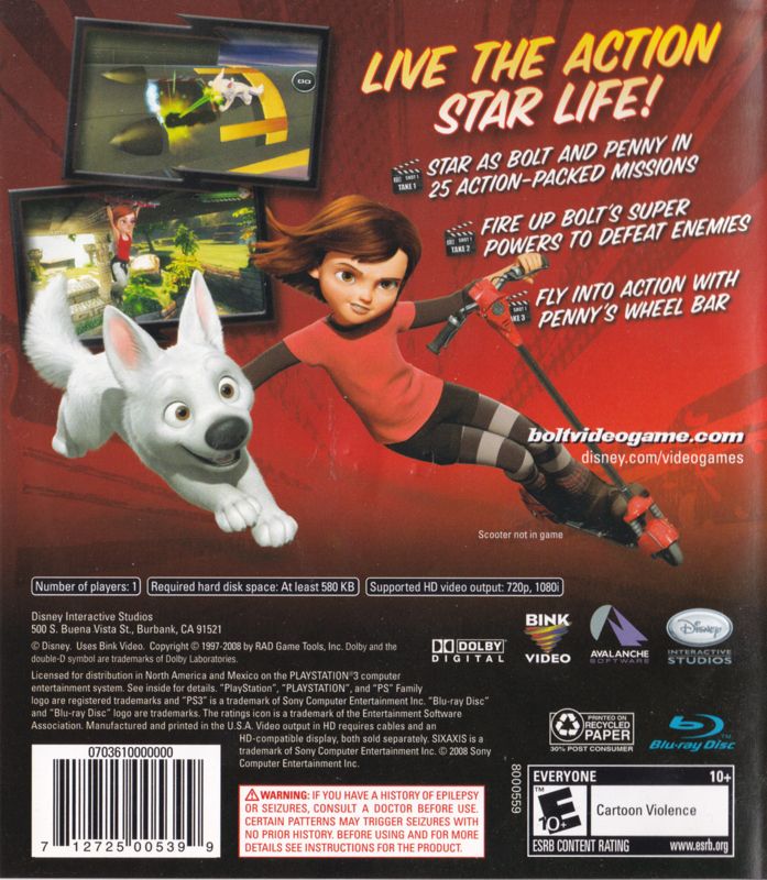 Bolt cover or packaging material - MobyGames