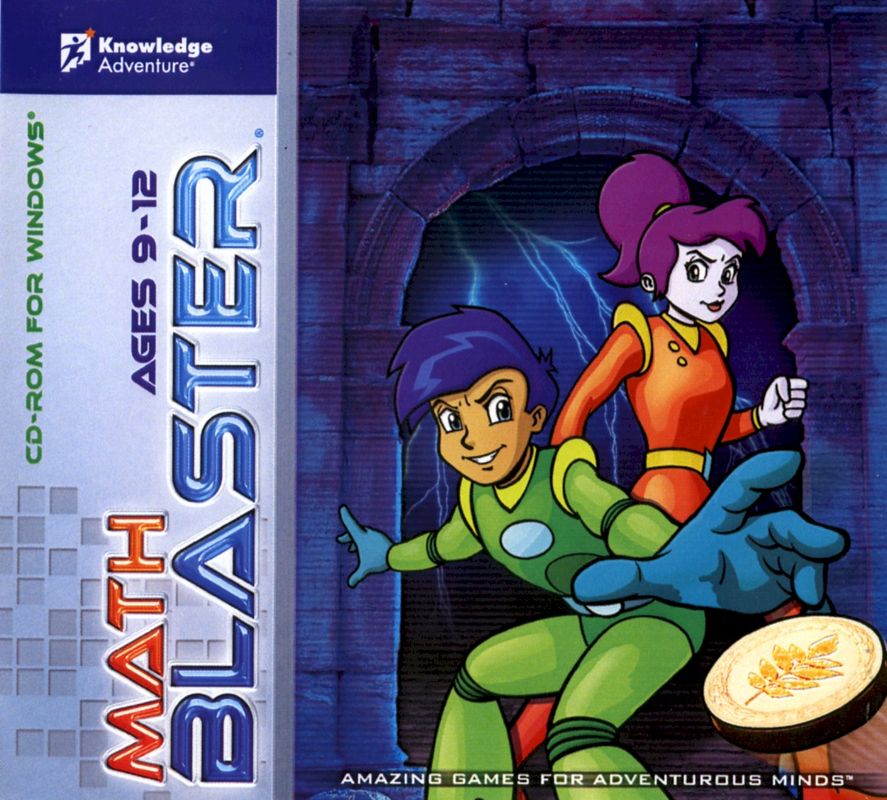 Math Blaster: Ages 9-12 cover or packaging material - MobyGames
