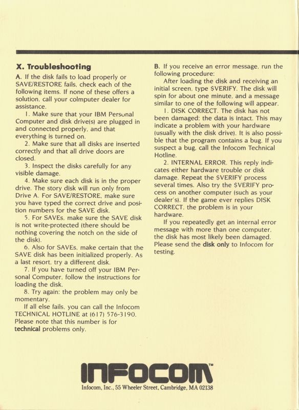 Zork: The Great Underground Empire cover or packaging material - MobyGames