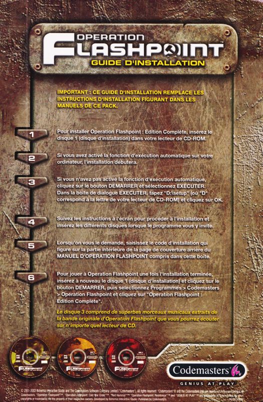 Operation Flashpoint: Game of the Year Edition cover or packaging ...