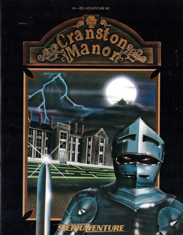 Hi-Res Adventure #3: Cranston Manor cover or packaging material - MobyGames