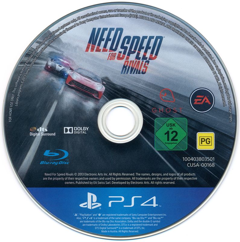 Need for Speed: Rivals (Limited Edition) cover or packaging material ...