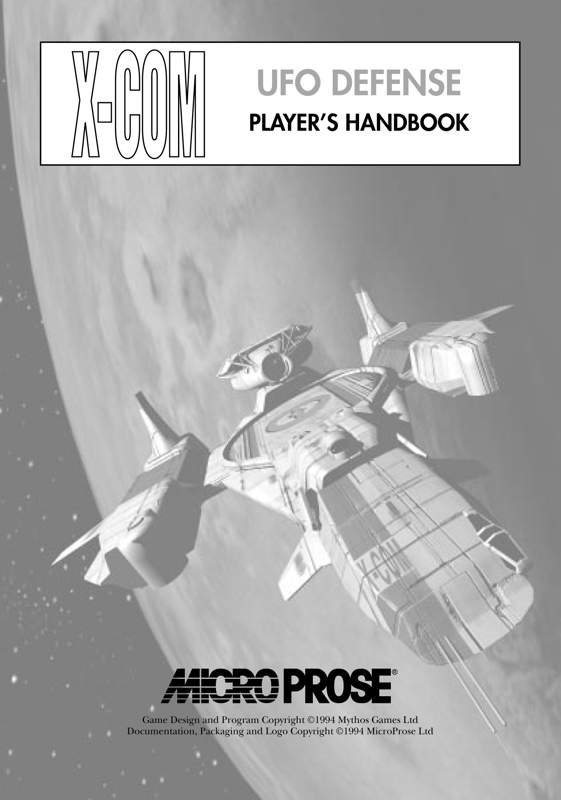 X-COM: UFO Defense cover or packaging material - MobyGames