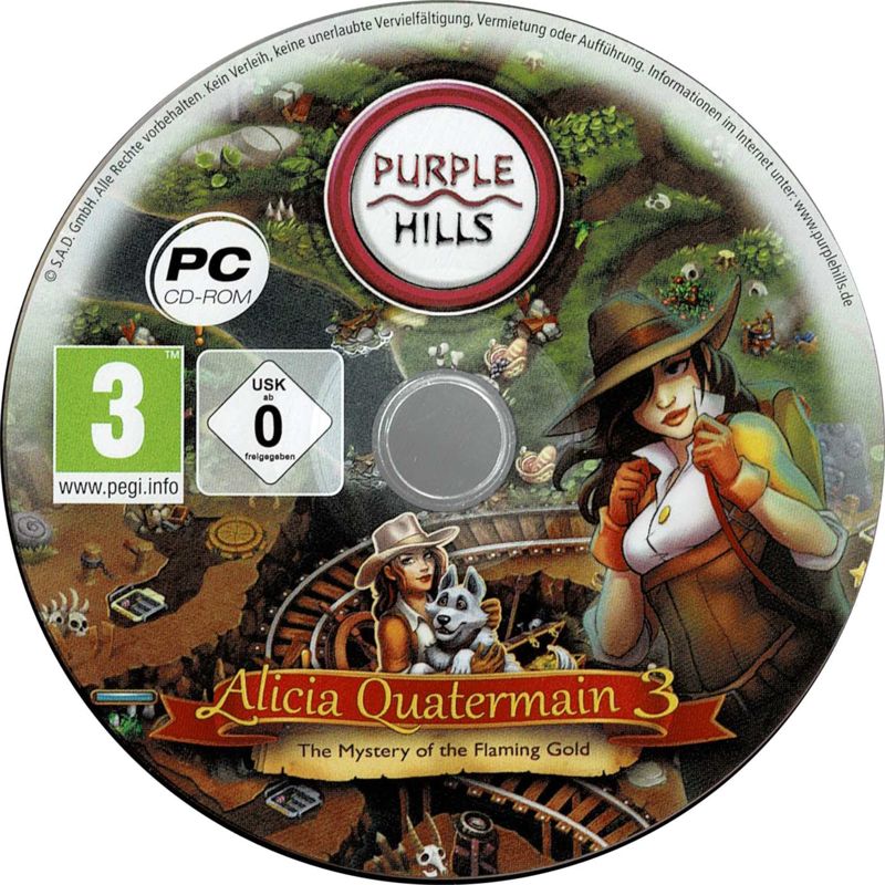 Alicia Quatermain 3: The Mystery of the Flaming Gold cover or packaging ...