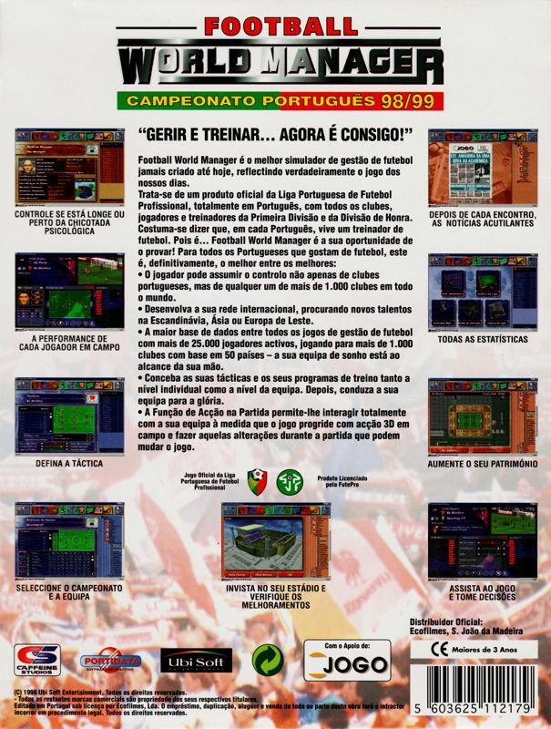 Football World Manager cover or packaging material - MobyGames