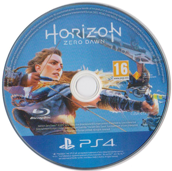 Horizon: Zero Dawn cover or packaging material - MobyGames