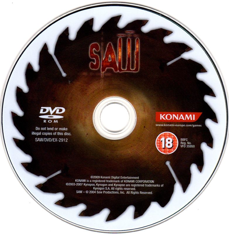 Saw cover or packaging material - MobyGames