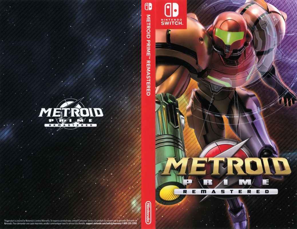 Metroid Prime: Remastered cover or packaging material - MobyGames
