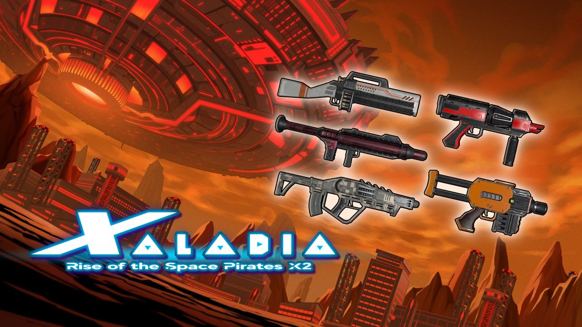 Xaladia: Rise of the Space Pirates X2 - Gun Weapons Pack (2023) - MobyGames