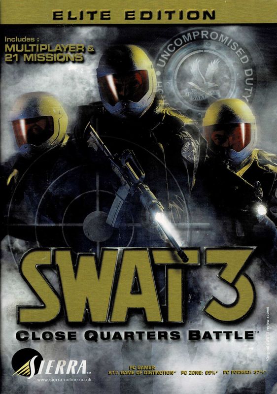 SWAT 3: Close Quarters Battle - Elite Edition cover or packaging ...