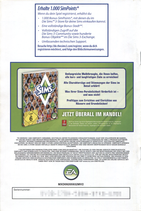 The Sims 3 cover or packaging material - MobyGames