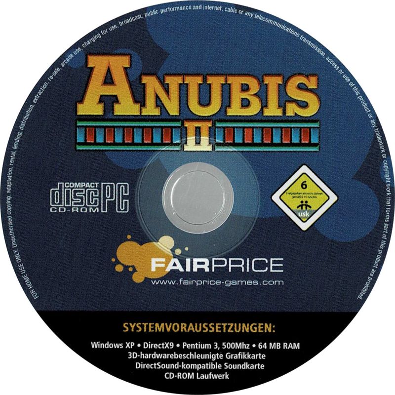 Anubis II cover or packaging material - MobyGames