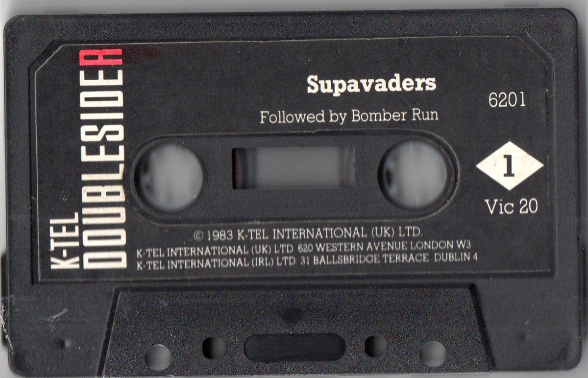 Double Sider: Bomber Run / Supavaders cover or packaging material ...