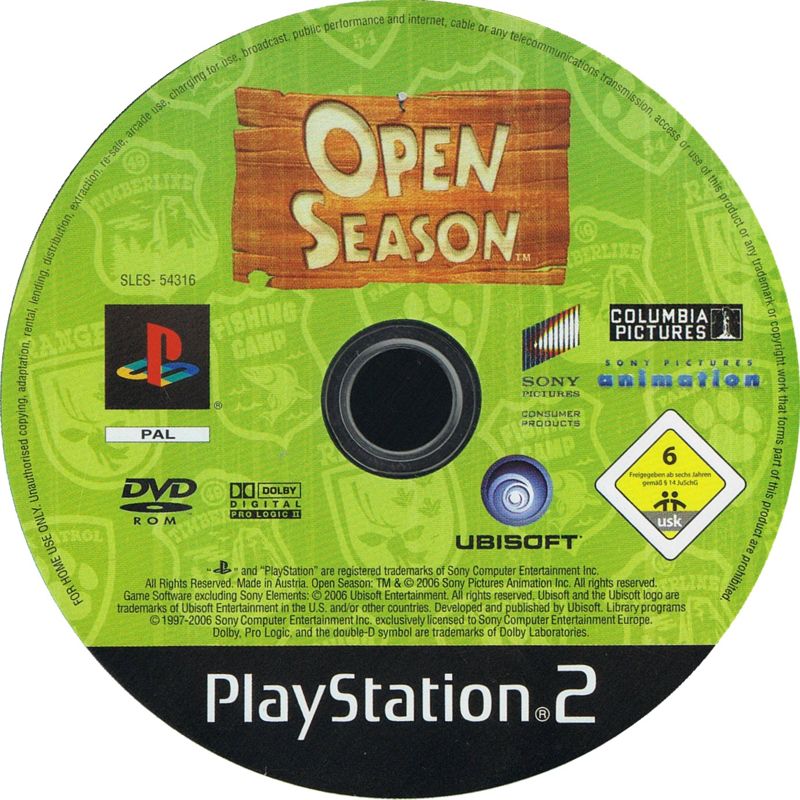 Open Season cover or packaging material - MobyGames