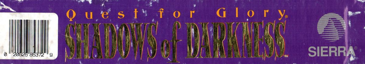 Quest for Glory: Shadows of Darkness cover or packaging material ...