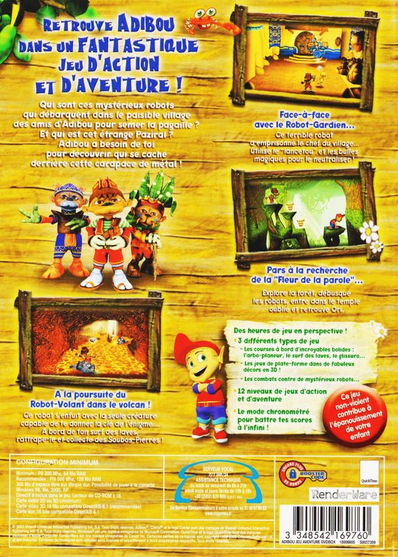 Adiboo & Paziral's Secret cover or packaging material - MobyGames