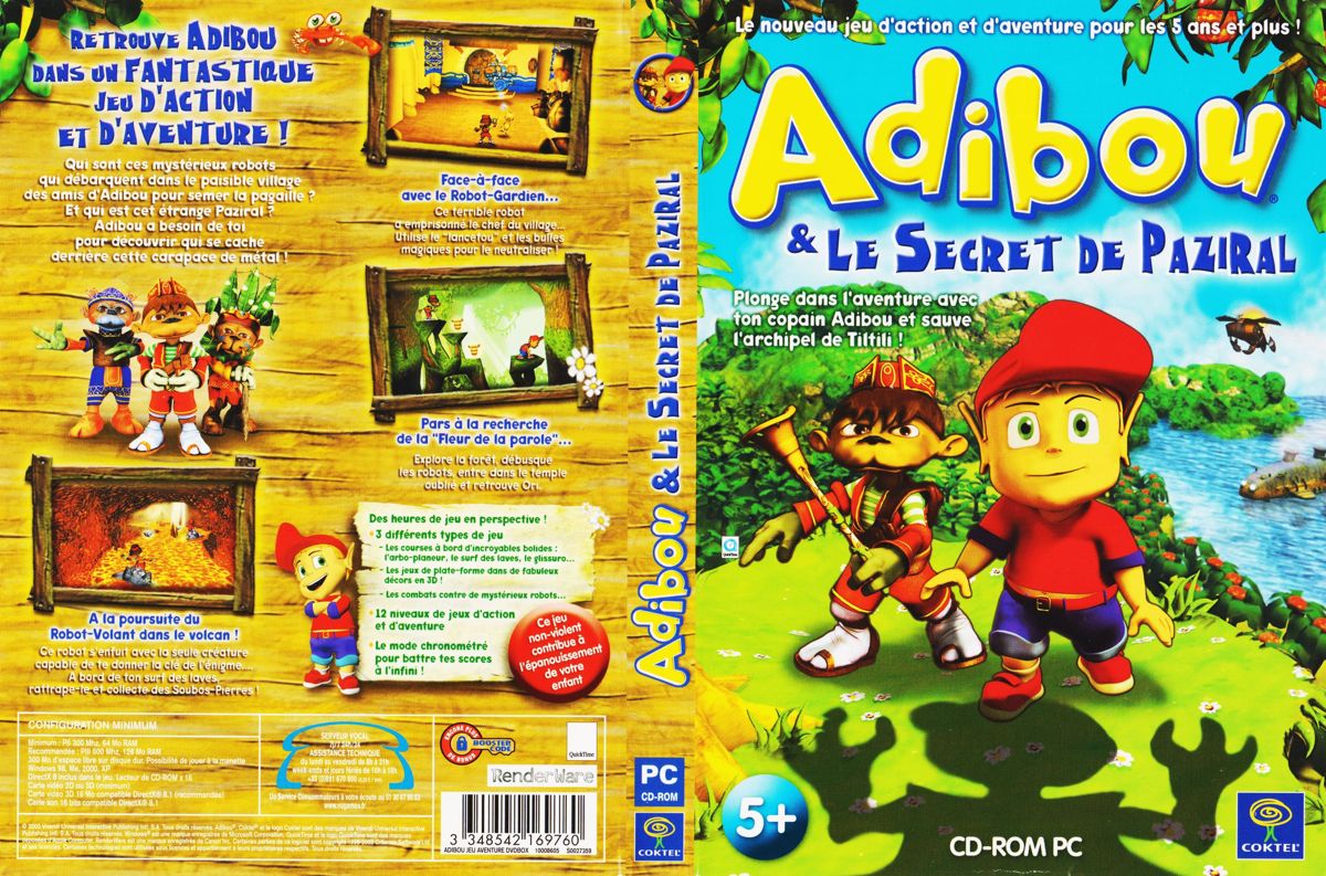 Adiboo & Paziral's Secret cover or packaging material - MobyGames