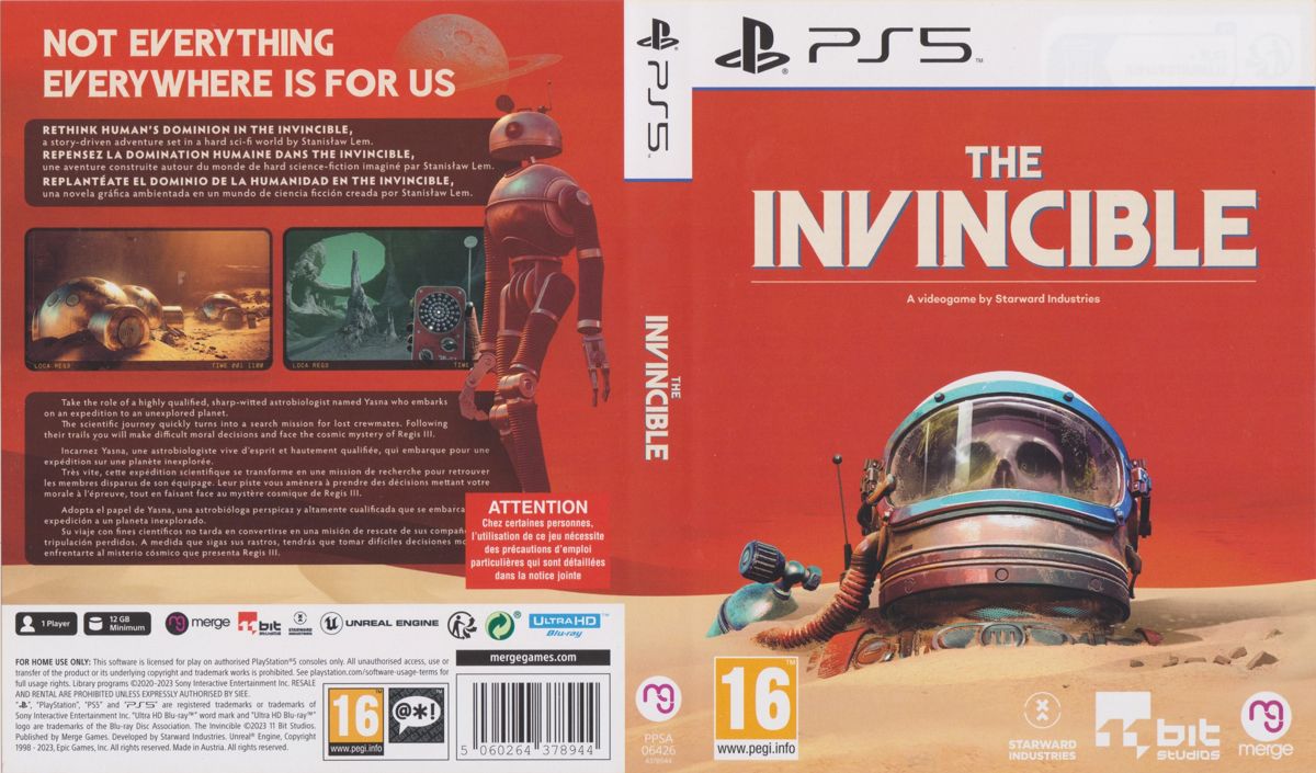 The Invincible cover or packaging material - MobyGames