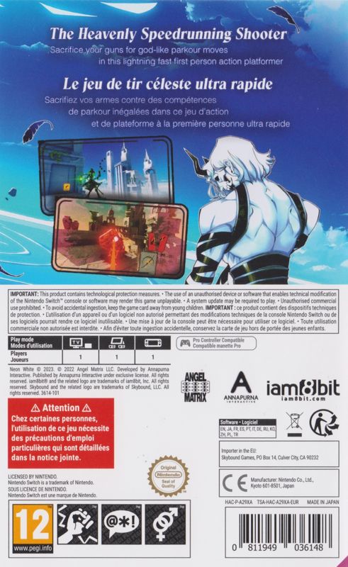 Neon White cover or packaging material - MobyGames