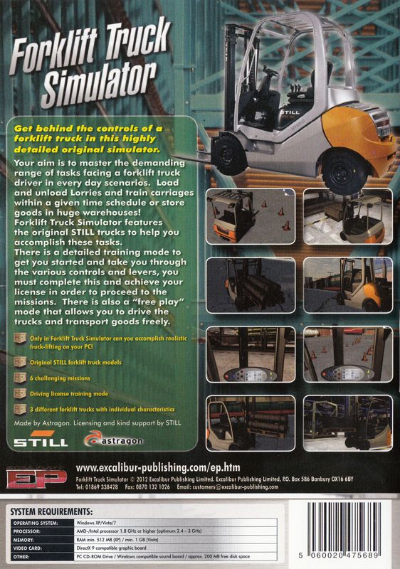 Forklift Truck Simulator 2009 cover or packaging material - MobyGames