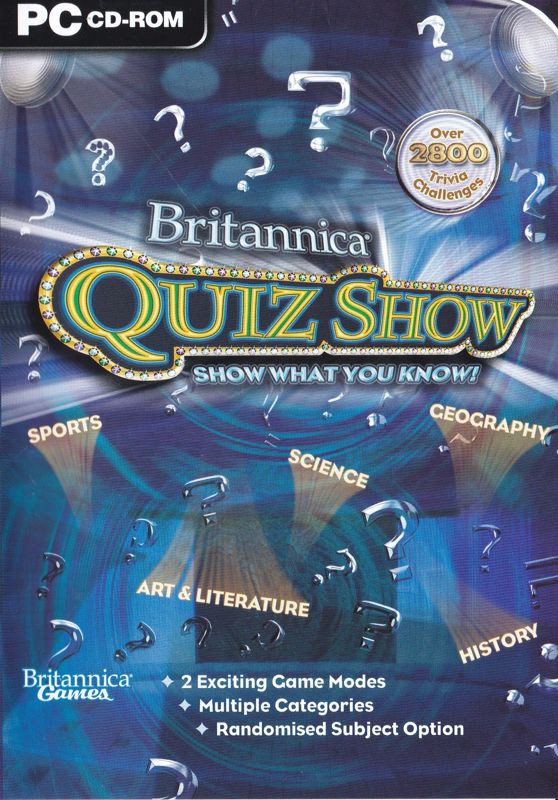 Britannica Quiz Show box covers - MobyGames