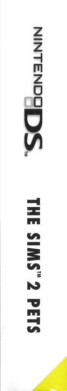 The Sims 2: Pets cover or packaging material - MobyGames