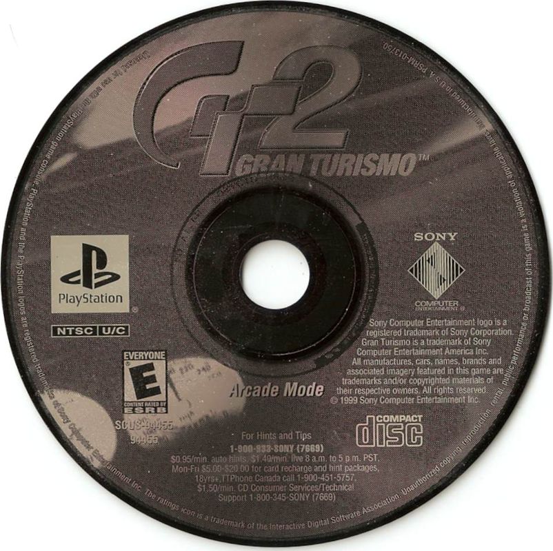 Gran Turismo 2 cover or packaging material - MobyGames